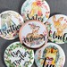 Woodland Baby Shower Mommy to Be Pins Forrest Baby Animal Personalized ...