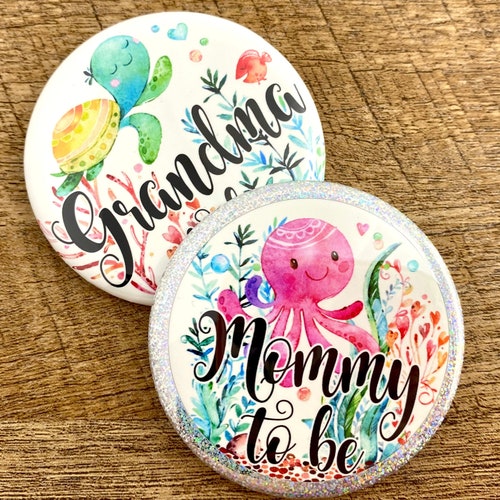 Under the Sea Favor Labels Nautical Baby Shower Turtle Baby | Etsy