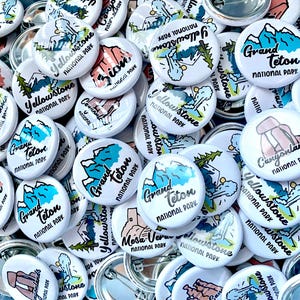 America's National Parks Pins | Collectible Pinback Buttons | Outdoor ...