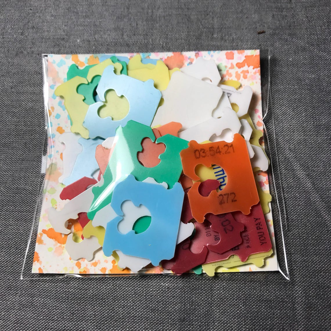 Bread tags assorted shapes sizes Small bread Tabs Tag bread | Etsy