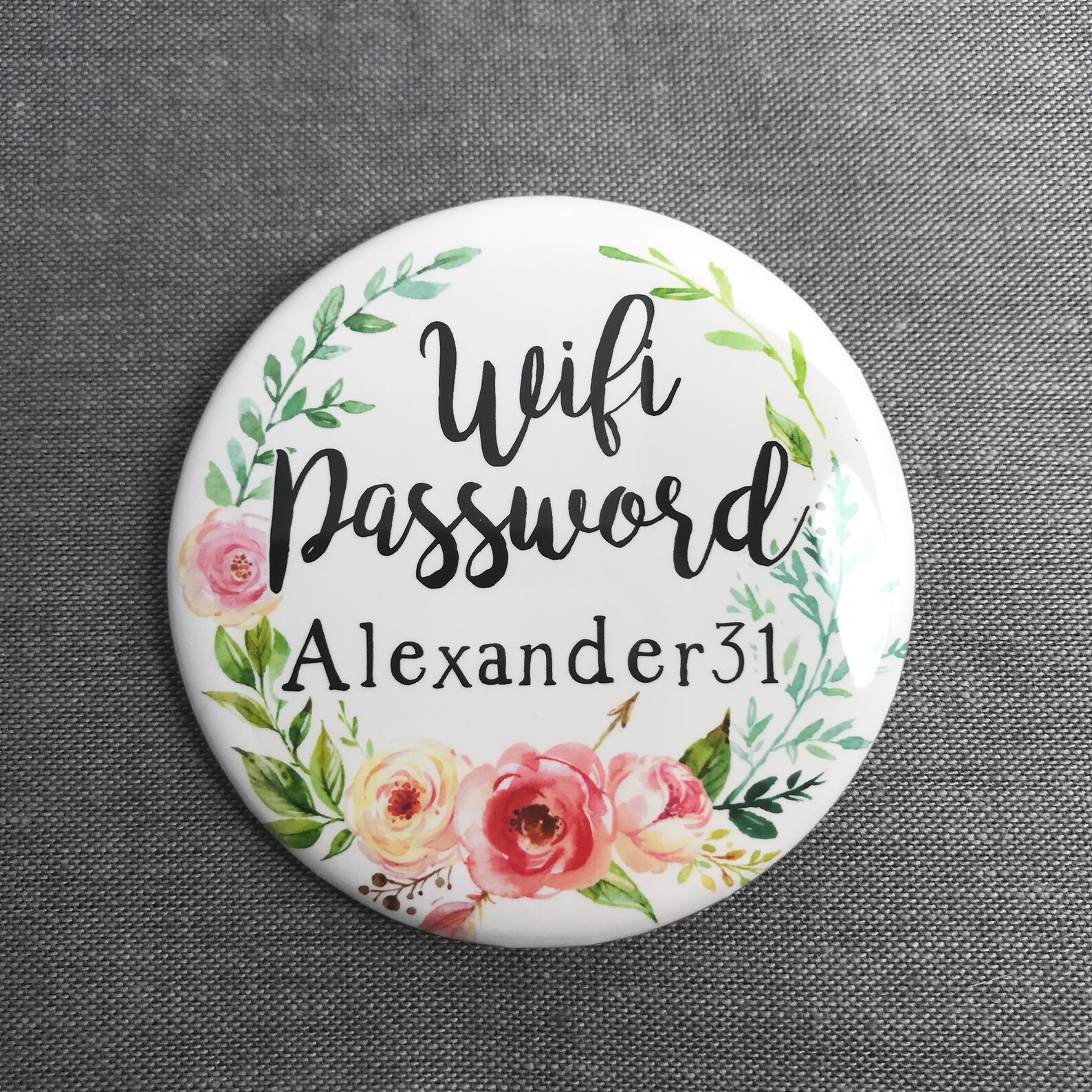 Wifi Password Magnet customized Internet Password Sign - Etsy