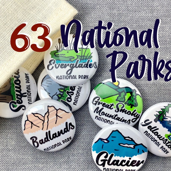 National Park Pin - Etsy