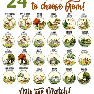 Woodland Animals Baby Shower Pins | Mommy to Be | Forest Baby Animal ...