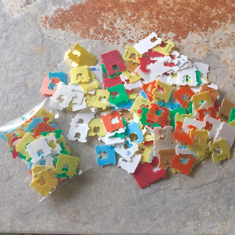Bread tags assorted shapes sizes Small bread Tabs Tag bread | Etsy