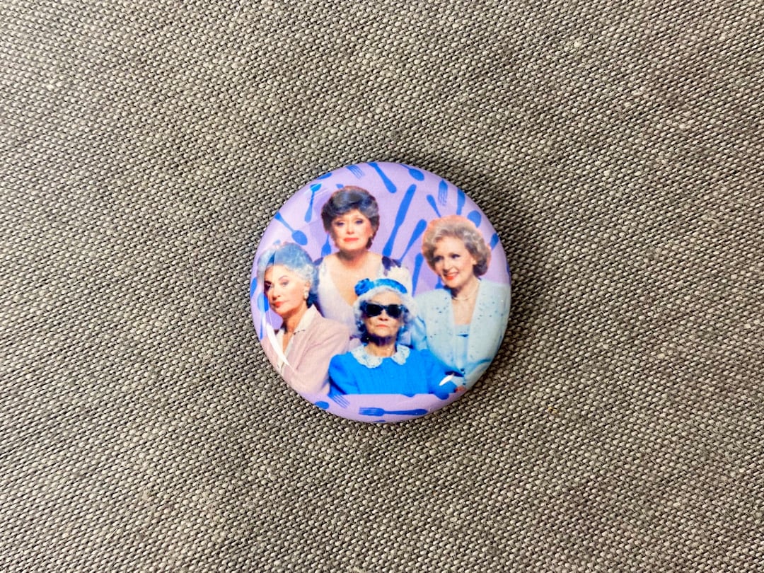 Golden Girls Pinback Button Classic Show Pins Keychains Jean Jacket ...