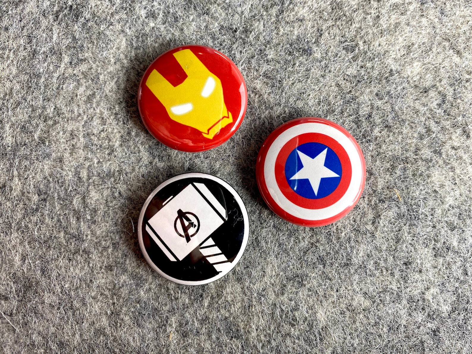 Superhero Pins 45 Super Hero Designs Marvel DC Comic - Etsy