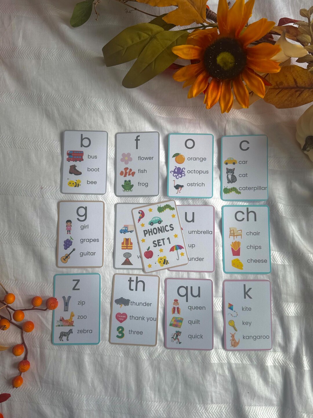 Phonics Flashcards Set: Alphabet, Letter Sounds, Early Reading - Etsy