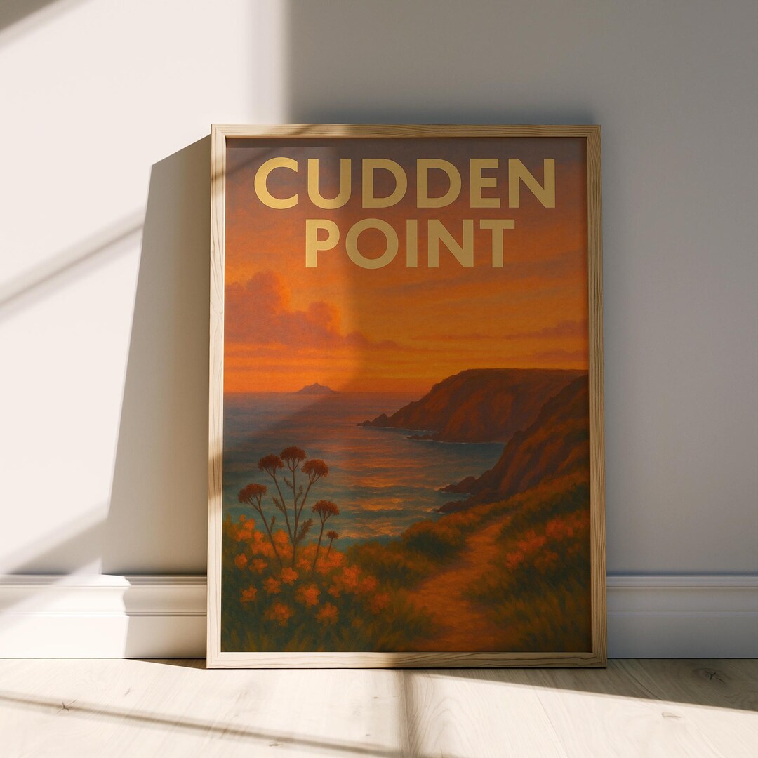 Cudden Point Artwork | Cudden Point Poster | Vintage Cudden Point ...