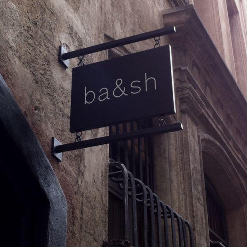 Blade Sign Custom, Metal Shop Sign, Double Side Sign, Outdoor Signboard ...