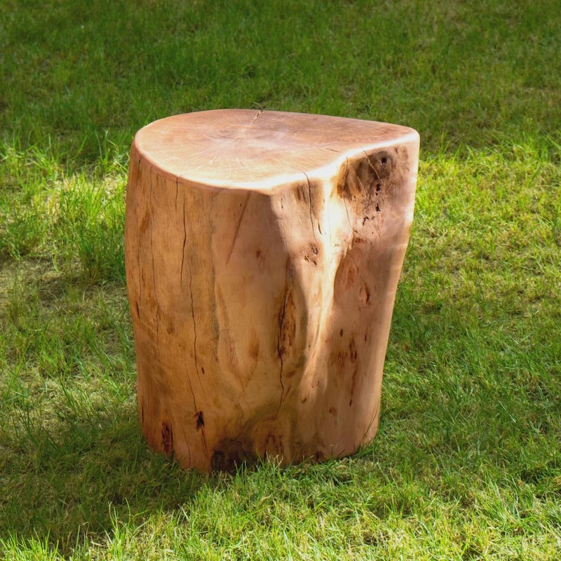 Rustic End Table Live End - Etsy