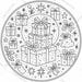 Christmas Mandala Coloring Pages | 12+1 Festive Designs (instant ...