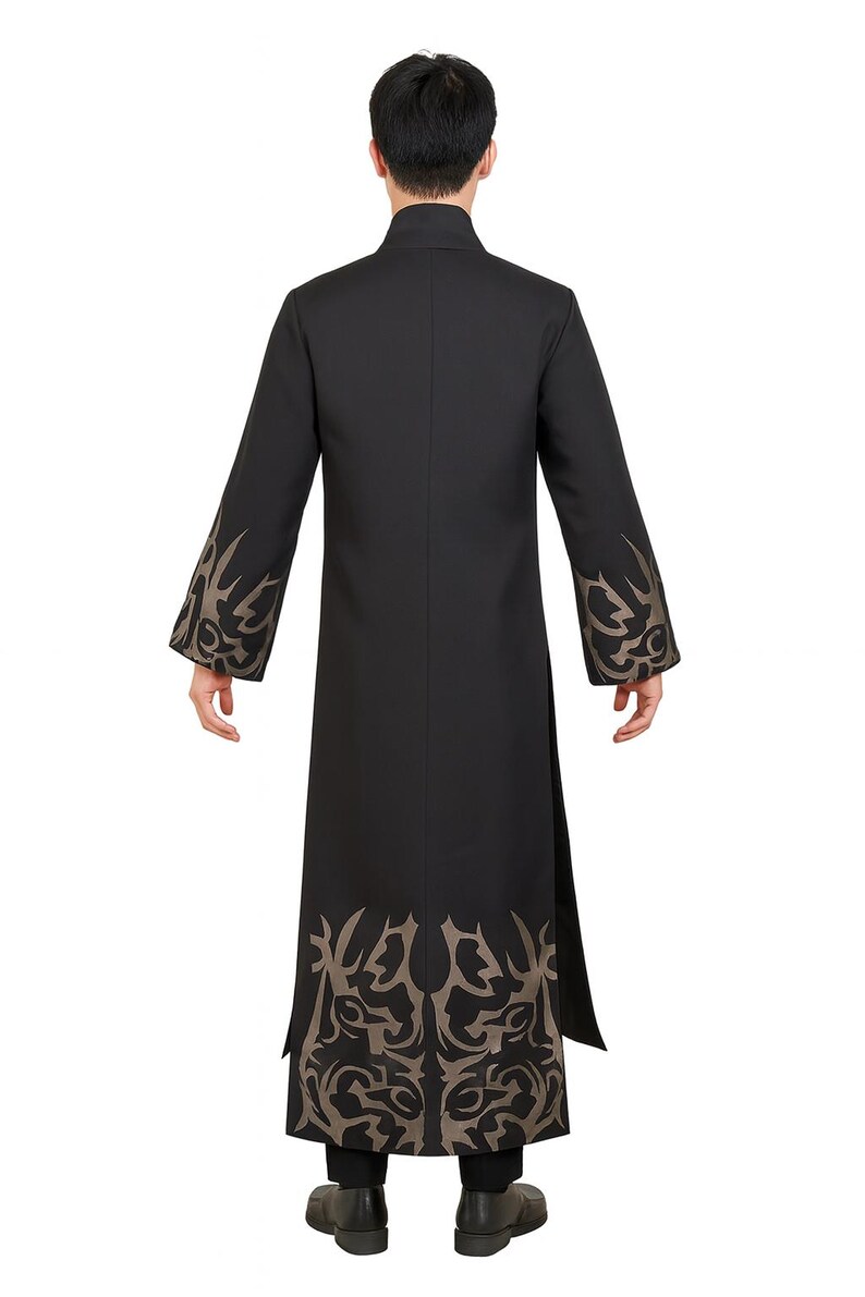 Kpop Demon Hunters Jinu Saja Your Idol Black Top Coat Set Cosplay ...