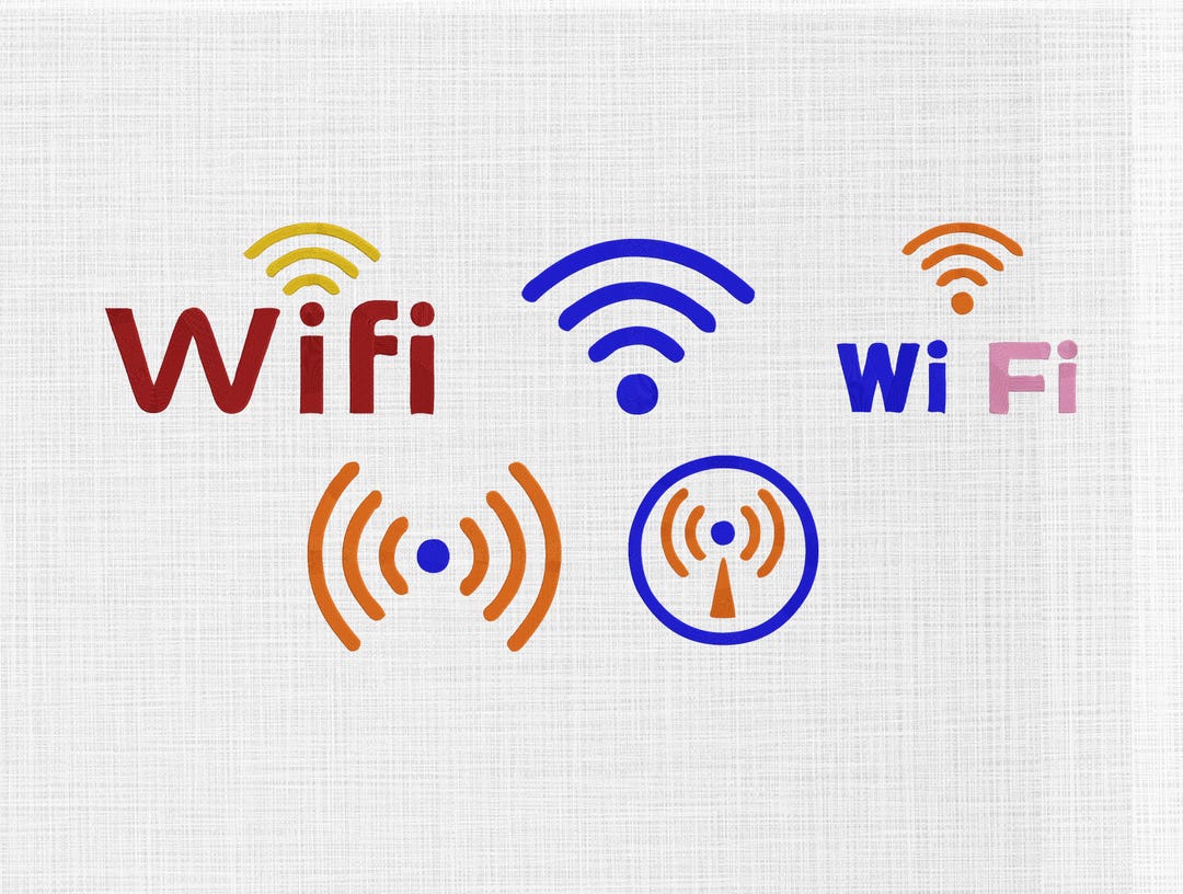Wifi Embroidery Design, Wifi Font Machine Embroidery Design, Wire Less ...