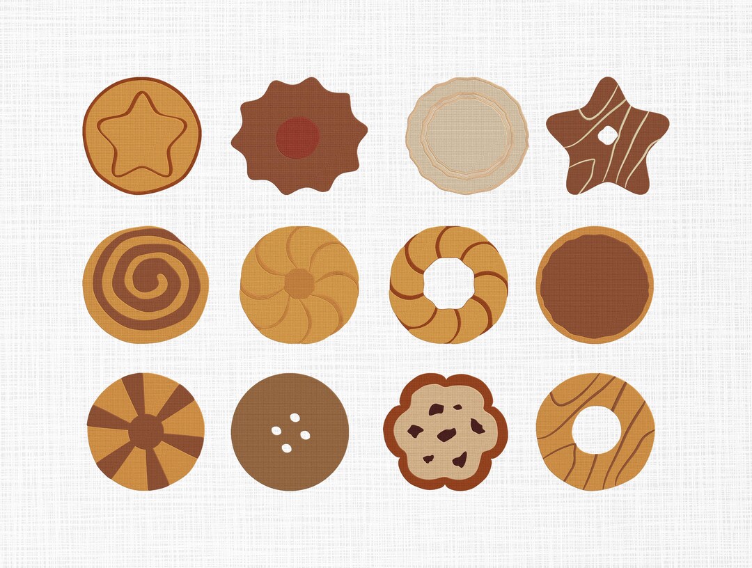 Bakery Cookies Embroidery Design, Biscuits Embroidery, Chocolate Chip ...