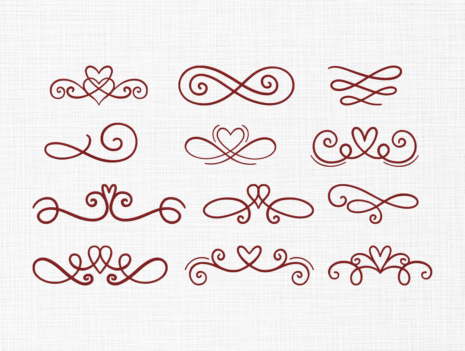 Heart Infinity Bundle Embroidery Design, Infinity Symbol Embroidery ...
