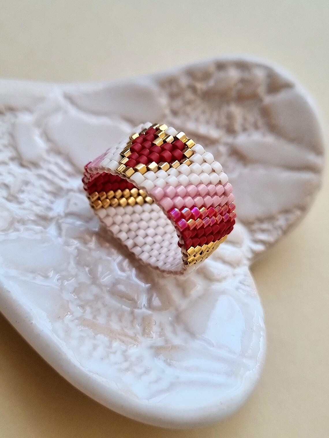 Valentine Beading Pattern Bundle | Miyuki Delica 11/0 | Quiet Love ...