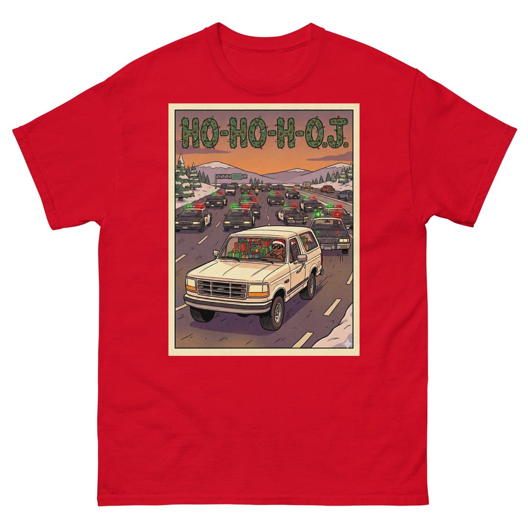 Ho Ho H O.J. Simpson Ironic Funny Christmas Shirt - Etsy
