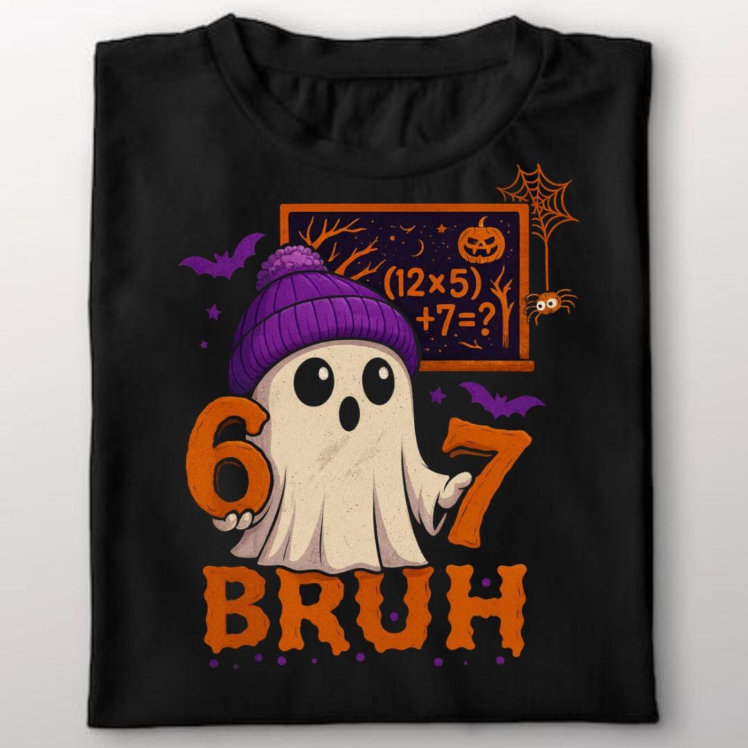 Six Seven Ghost PNG, Viral Gen Z Saying Clipart, Viral Internet Meme ...