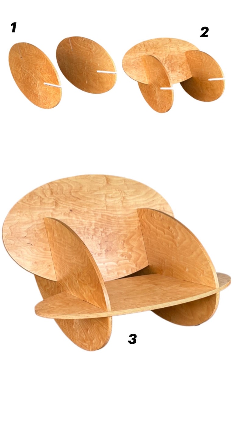 Oval Rocker, Rocking Chair, Modern Chair. - Etsy Israel