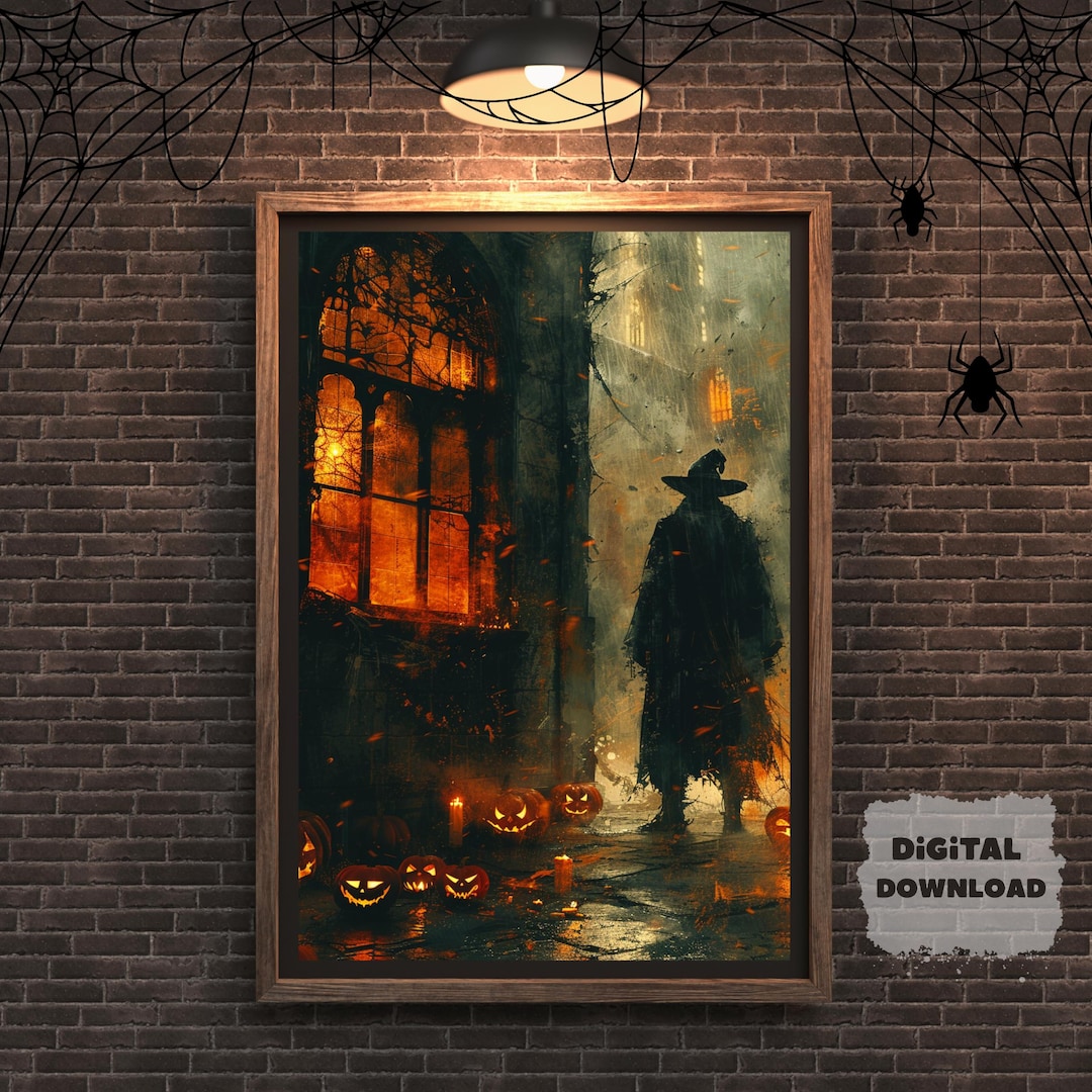 Samhain Poster – Witchy Autumn Print, Halloween Decor, Witches' Sabbath ...