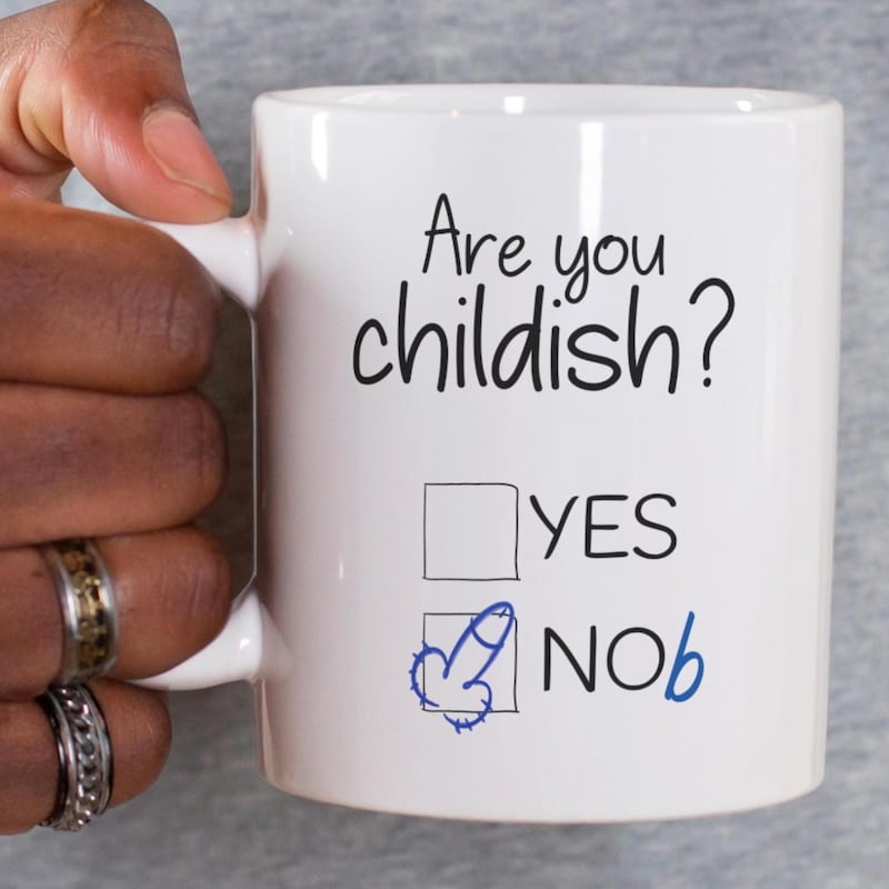 Immature Funny Mug - Etsy