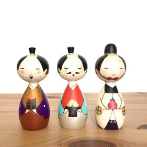 Japanese Nativity Set, Kokeshi Dolls Nativity Set, Nativity Scene ...