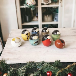 Japanese Nativity Set, Kokeshi Nativity, Nativity Scene, Christmas ...