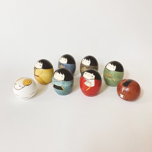 Japanese Nativity Set, Kokeshi Nativity, Nativity Scene, Christmas ...