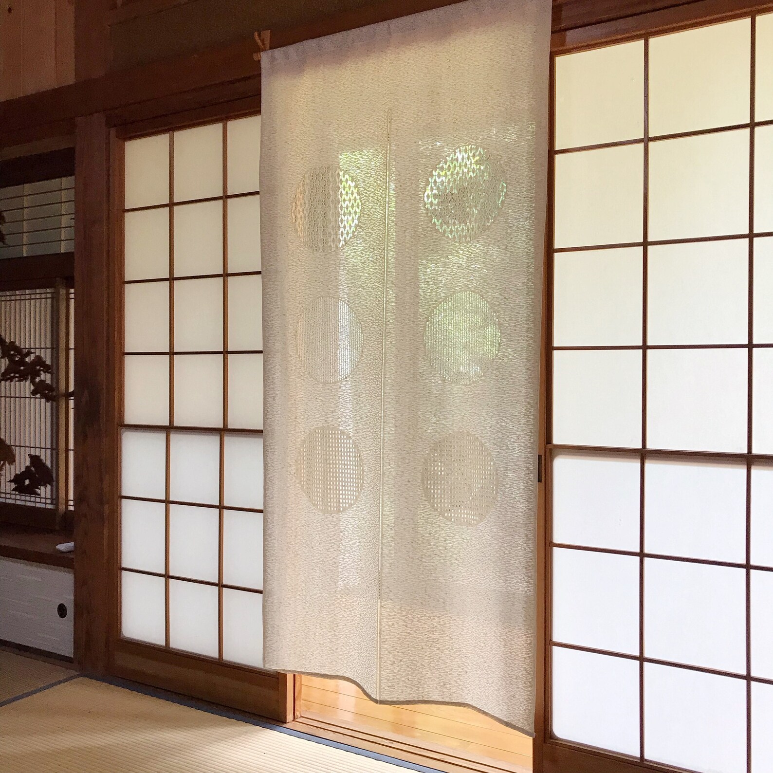 Linen Noren Curtain Japanese Curtain Panel Sheer Linen - Etsy