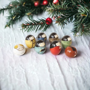 Japanese Nativity Set, Kokeshi Nativity, Nativity Scene, Christmas ...