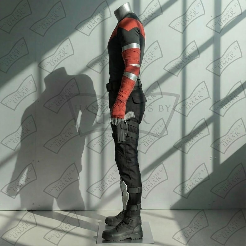 Red Hood Tactical Cosplay Costume | Embroidered Shirt & Hoodie | DC ...
