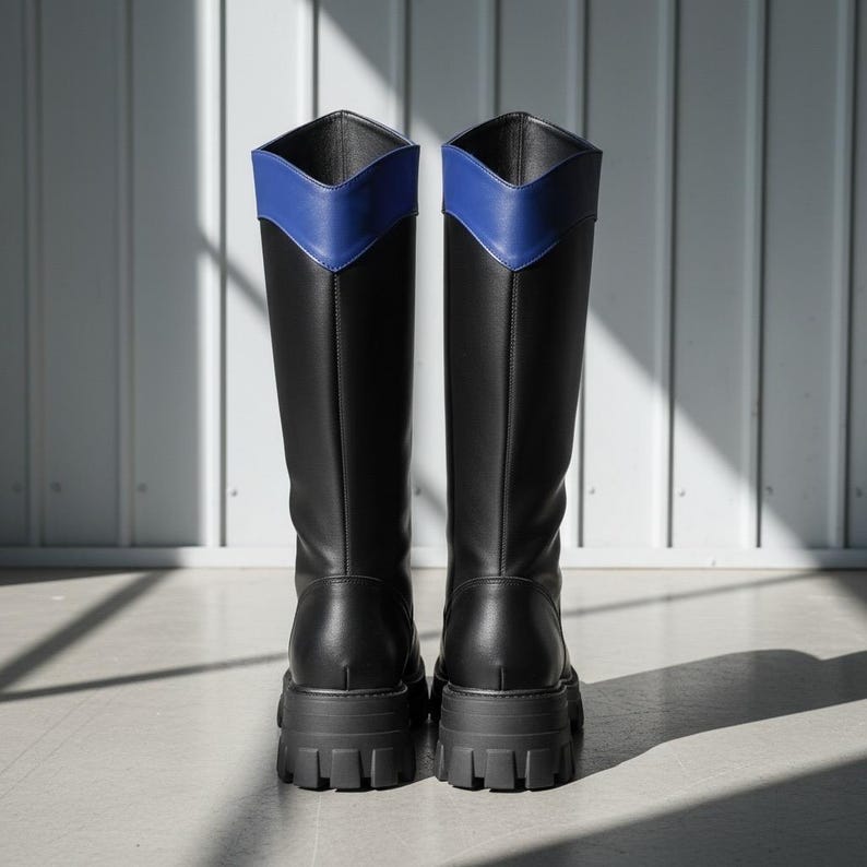 Nightwing Cosplay Boots – Custom DC Comics Inspired Footwear for ...