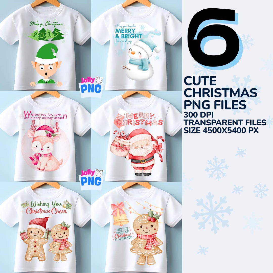 Christmas Clipart Bundle – Cute Holiday Printables | Santa, Elf ...