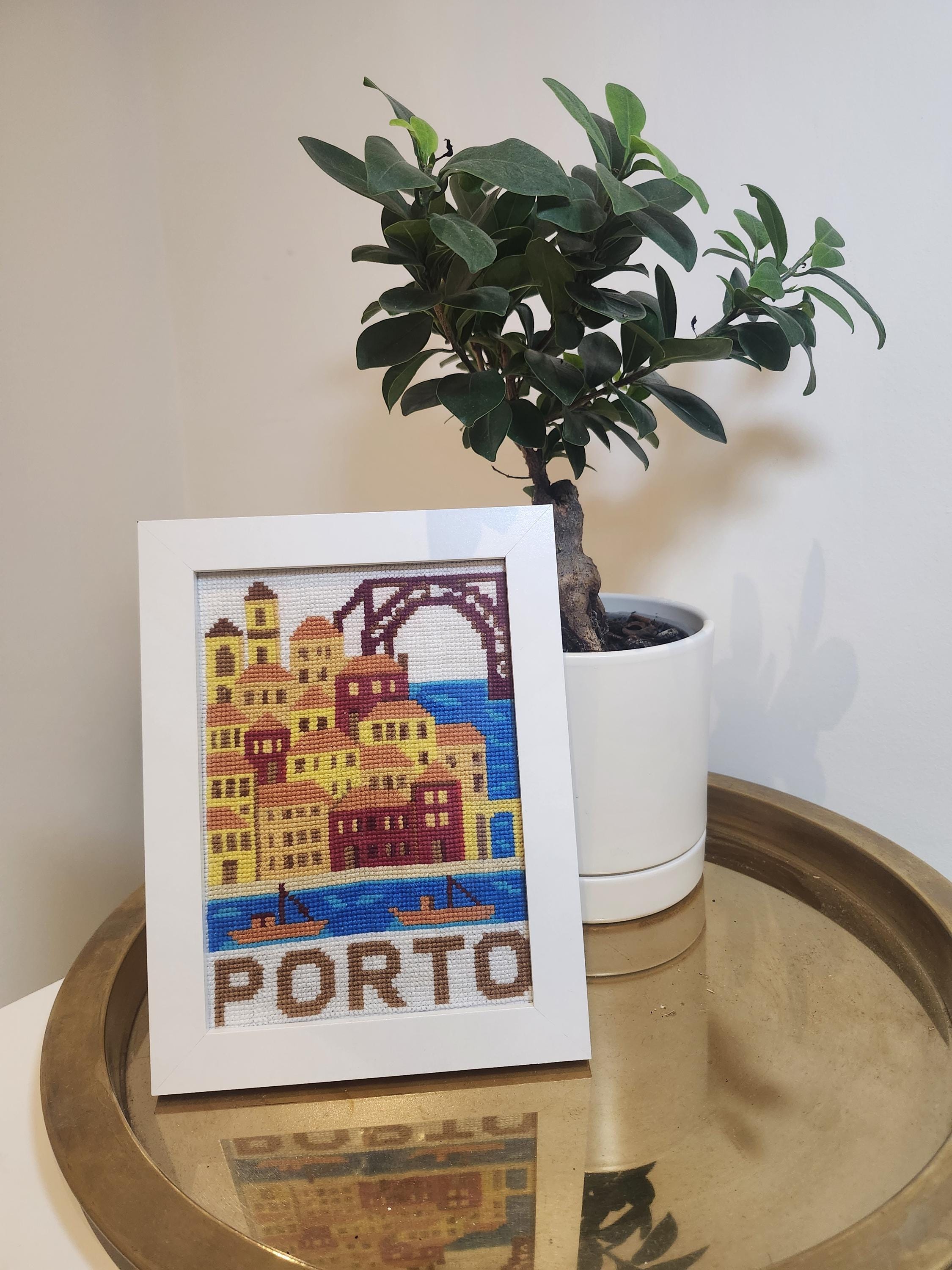 Portugal Travel Cross Stitch Pattern – Porto| Digital PDF - Etsy