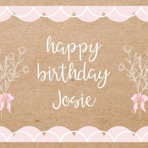 Painted Generic Birthday Banner - Etsy