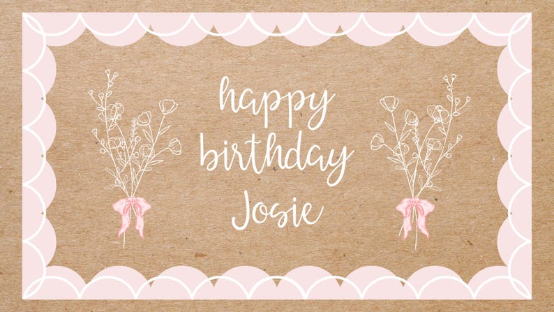 Painted Generic Birthday Banner - Etsy