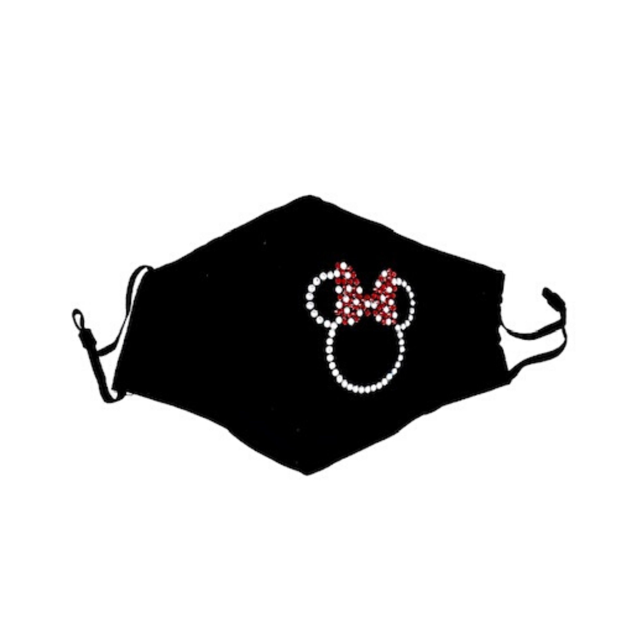 Mini Mouse Face Mask Disney Mask Minnie Mouse 3 Layer Face | Etsy