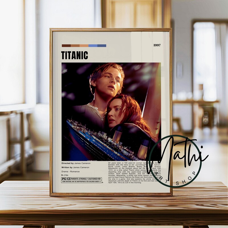 Titanic Movie Poster - Etsy