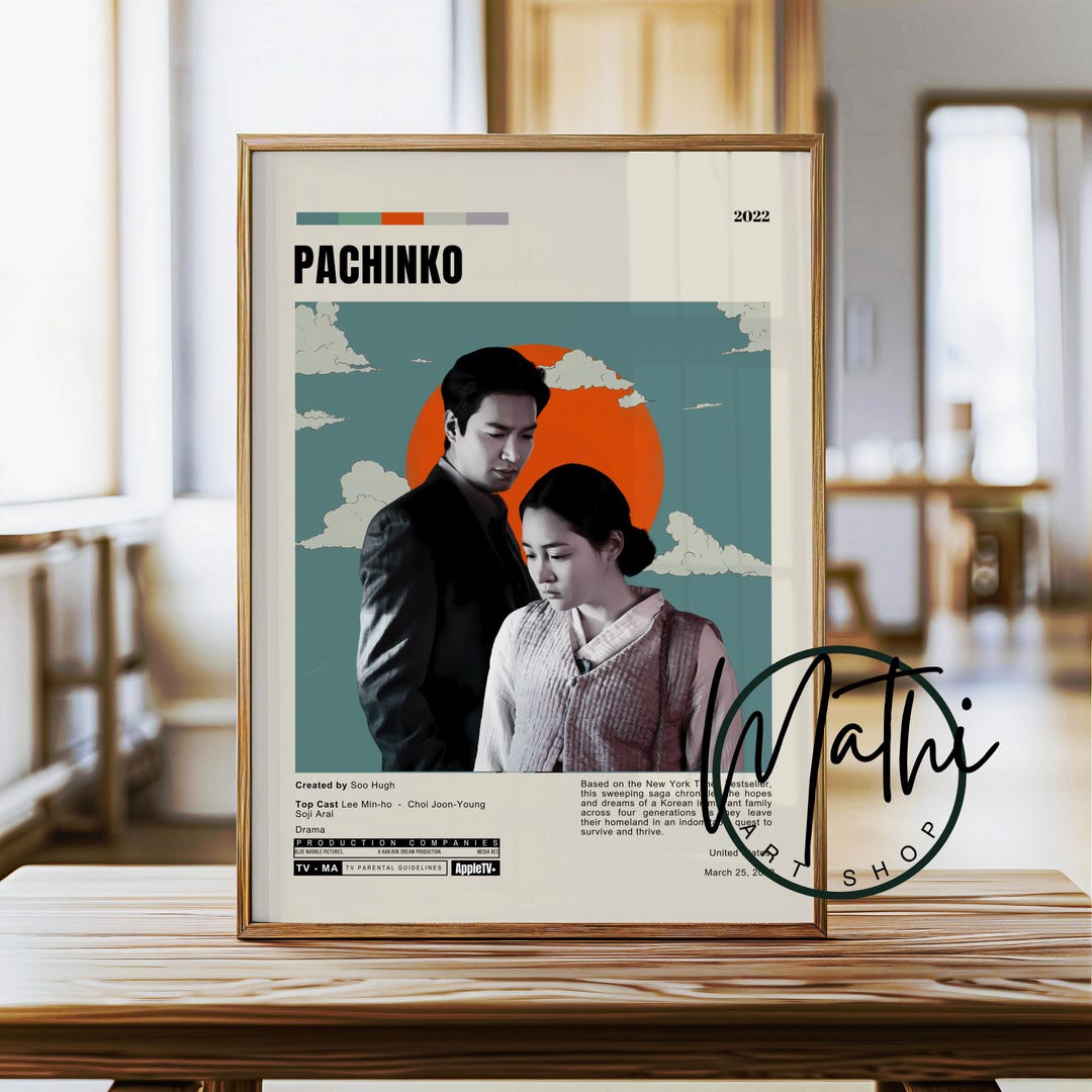 Pachinko TV Series Poster: Minimalist Historical Drama Show Art ...