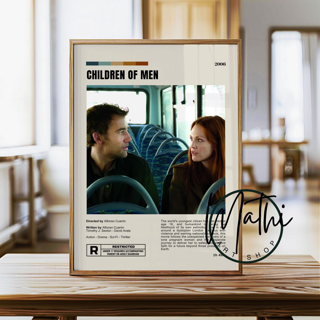 Children of Men Movie Poster: Minimalist Sci-fi Drama Film Art (digital ...