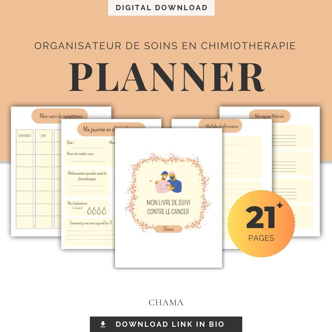 Planner, Chemotherapy Care Organizer, Chemotherapy Tracking Journal ...
