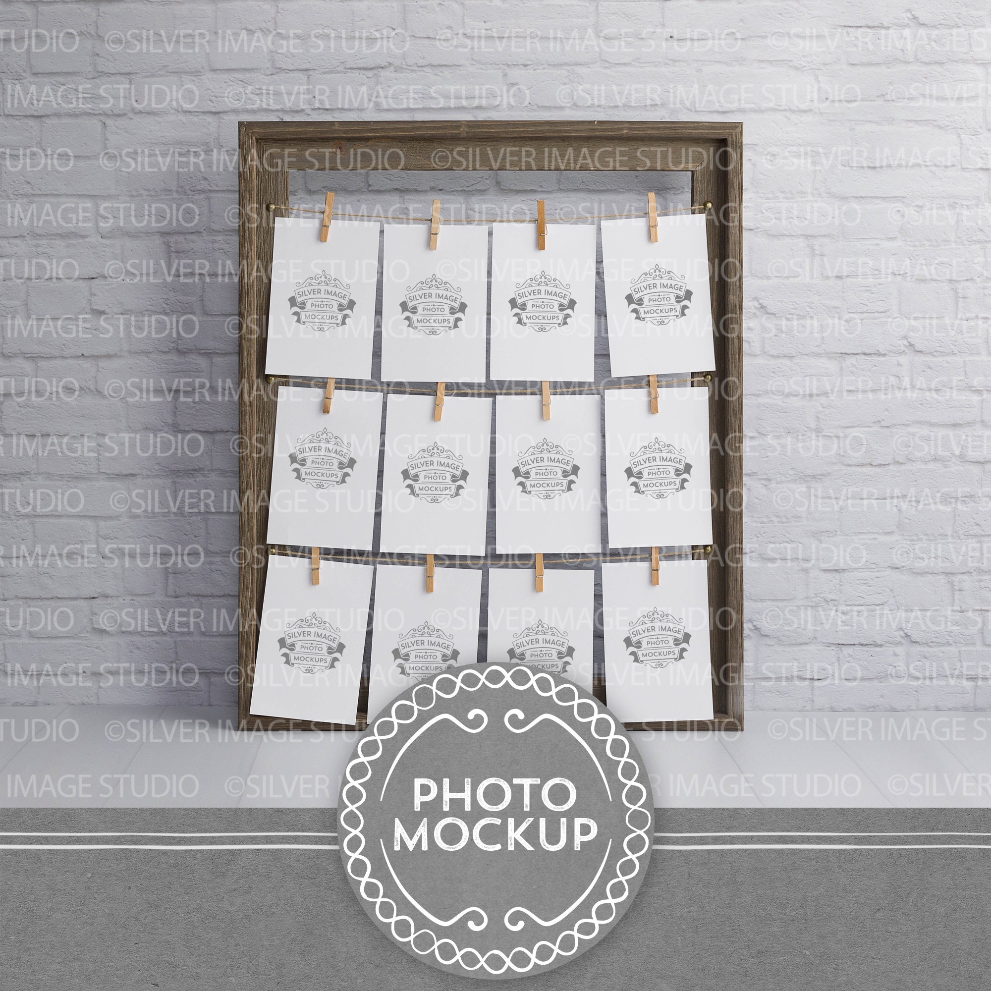 Seating Chart Mockup on White Brick 4x6 Table Assignment - Etsy