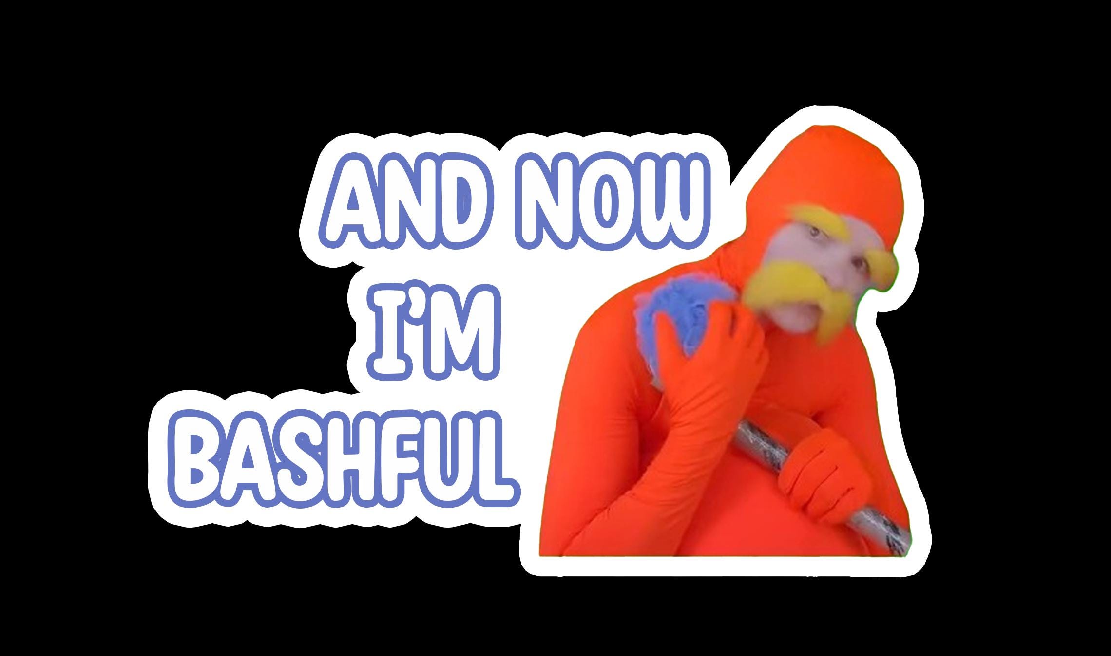 ASHBY LORAX Die-cut Sticker - and Now I'm Bashful - Etsy