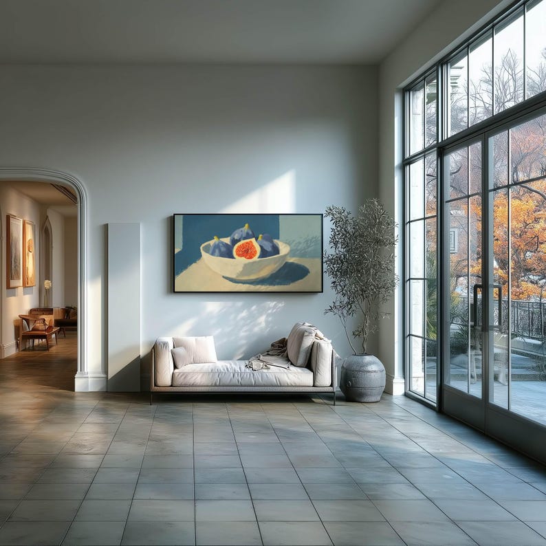 Modern Fig Still Life Art Print: Frame TV & Wall Decor (digital ...