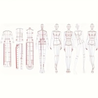 Transparent Architectural Triangular Ruler Set 30/60 Degree 45/90 ...