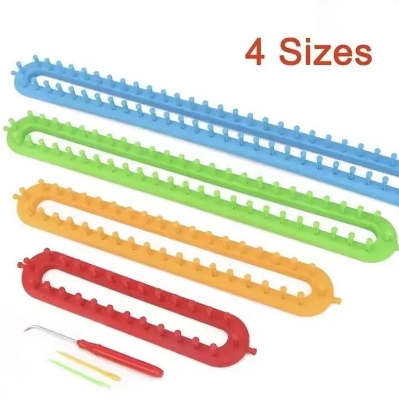 DIY Knitting Loom Set: Round & Long Weaving Tools - Etsy