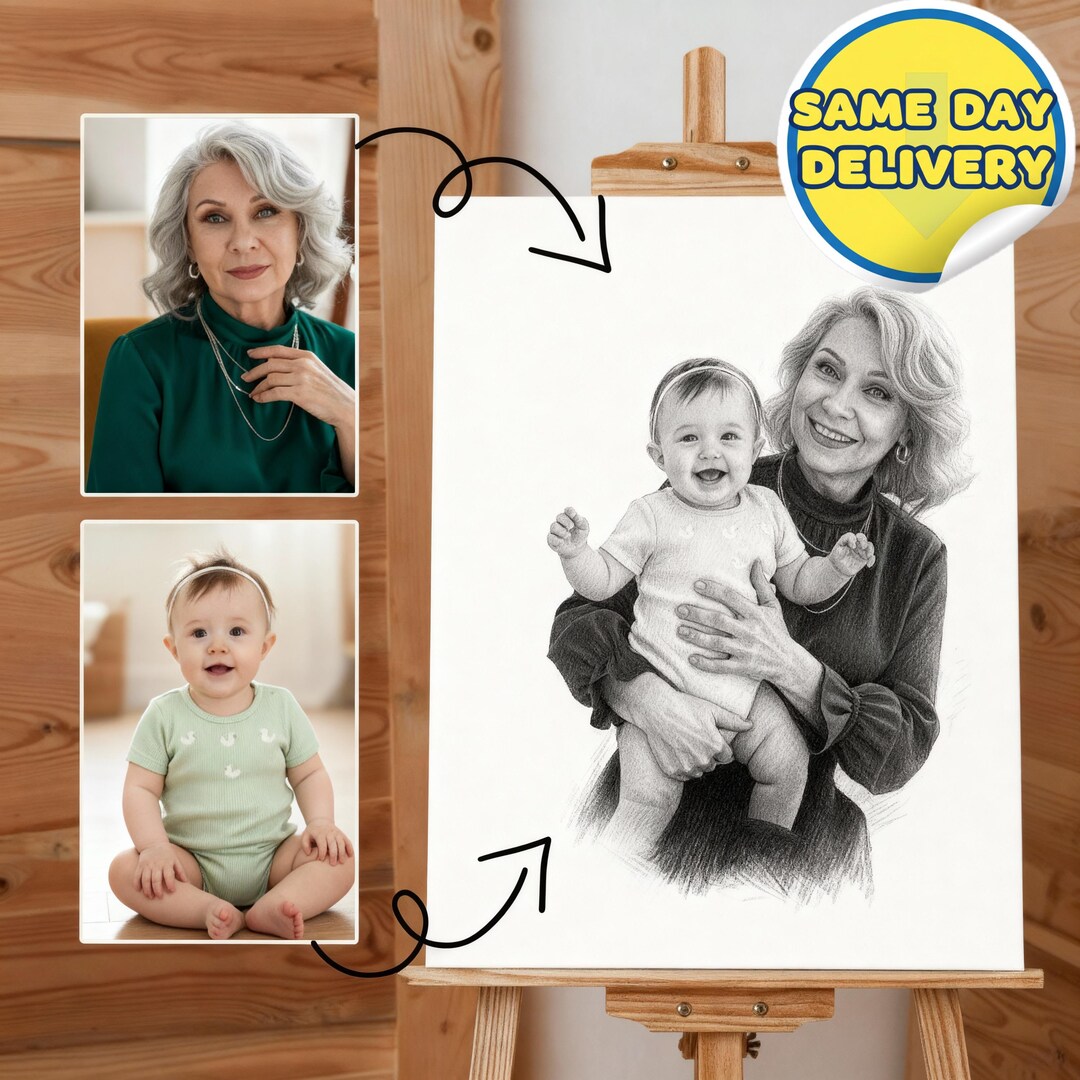 Custom Memorial Portrait – Add Loved One to Photo (digital File) - Etsy