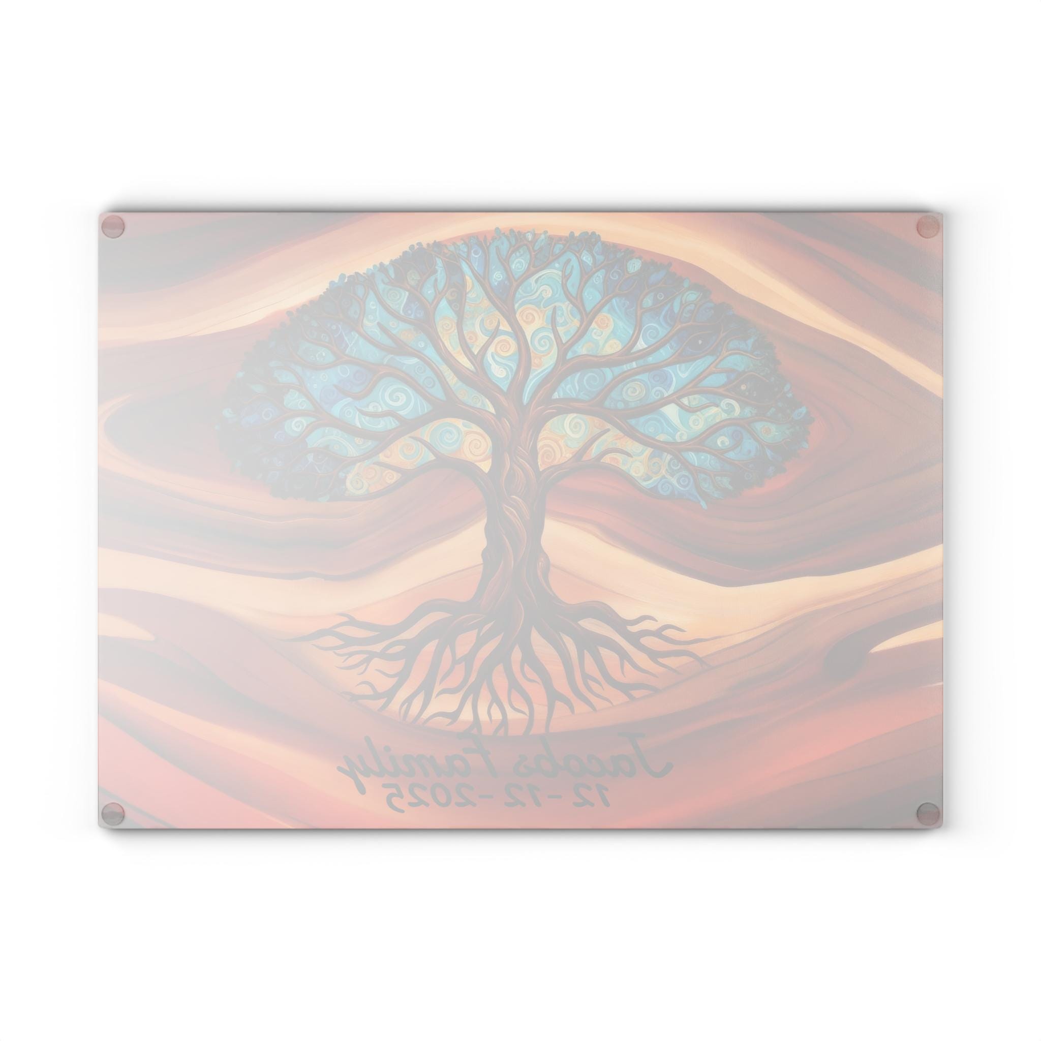 Personalized Charcuterie Board, Tree of Life Glass, Custom Wedding Gift ...