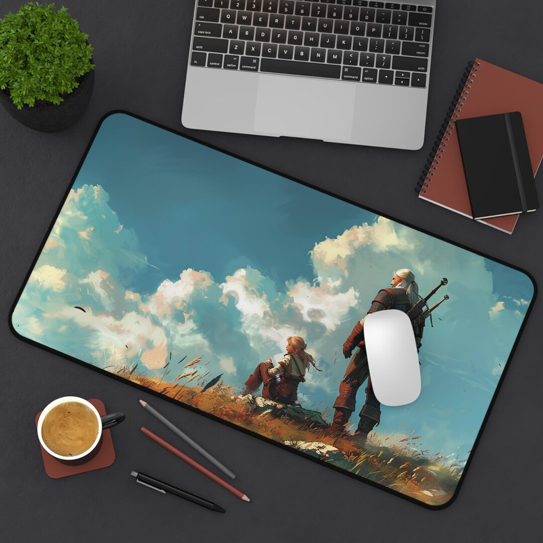 The Witcher XXL Desk Mat | Fantasy Landscape Gaming Mousepad - Etsy