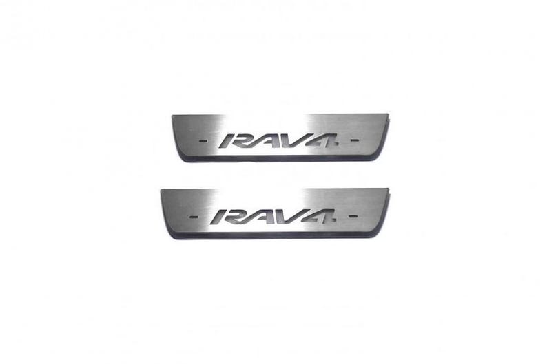 LED Door Sills for Rav4 V 2019–2025 Logo RAV4 – Lighted Entry Threshold ...